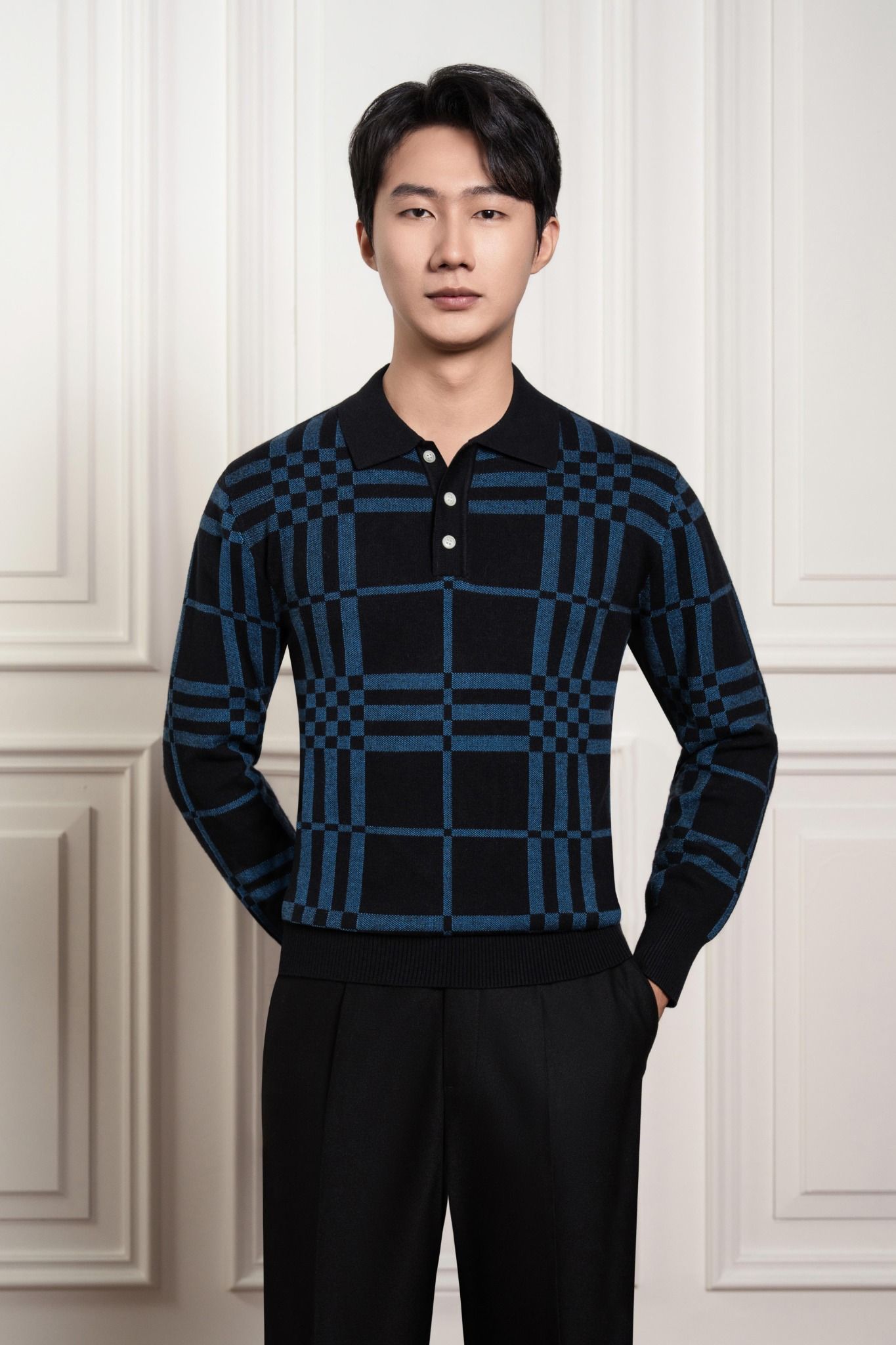 Áo len họa tiết ô vuông - AL083 – ADAM STORE - Thương hiệu veston may ...