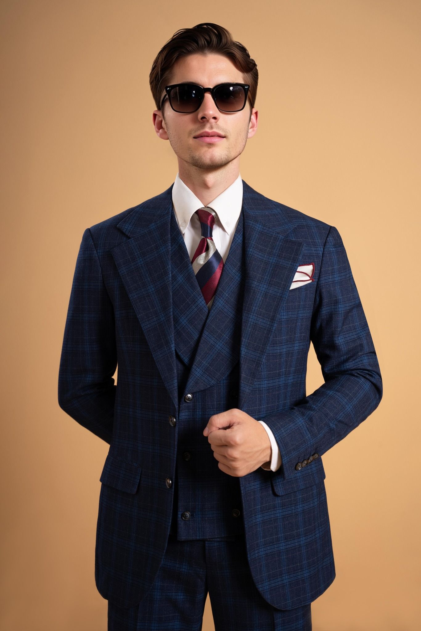 Áo vest xanh kẻ Adam Store - AV313 – ADAM STORE - Thương hiệu veston ...