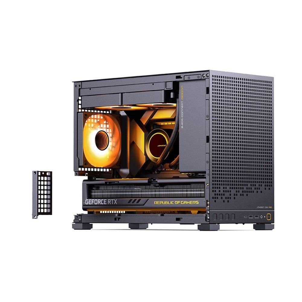 Vỏ Case Jonsbo D32 PRO Black (MINI Matx, Màu Đen)