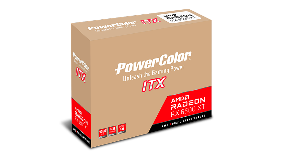 PowerColor Fighter Radeon ITX RX 6500 XT 4GB GDDR6