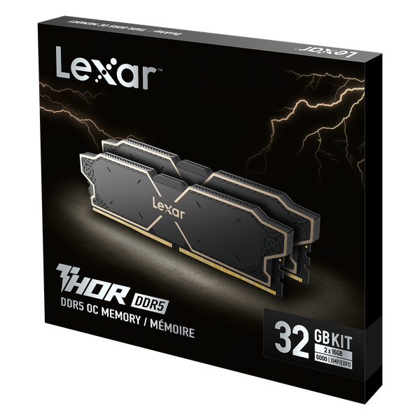 RAM DESKTOP LEXAR THOR 32GB (2X16GB) DDR5 5600MHZ