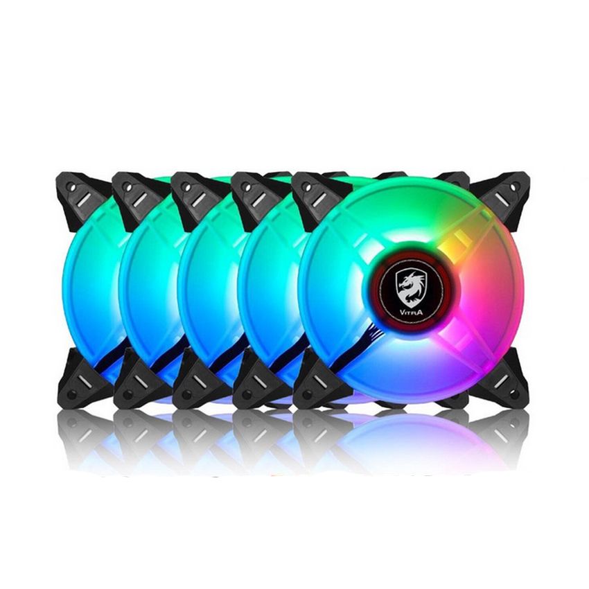 Fan Case Vitra Luna A-RGB AURA SYNC 5 IN 1( MainBoard Sync / Kèm điều
