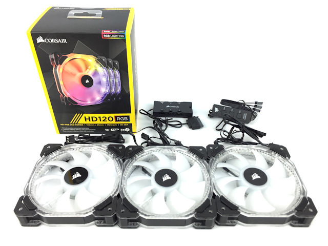CORSAIR HD120 RGB 3FAN