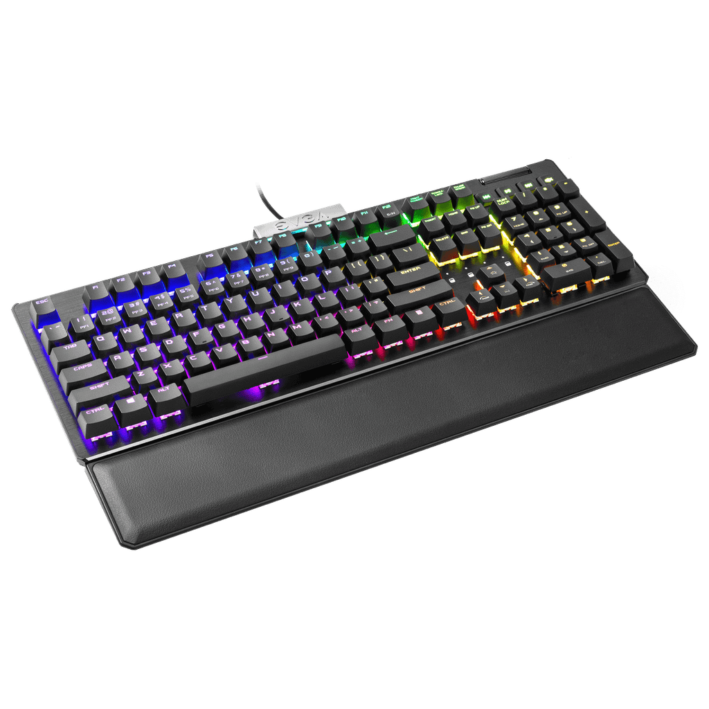 EVGA Z15 – RGB Gaming Keyboard – RGB Backlit LED – Hot Swappable Mecha