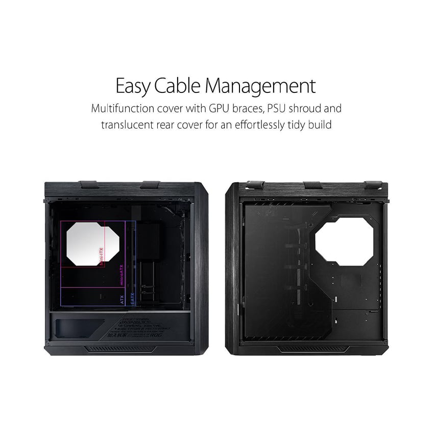 Vỏ Case Asus ROG Strix Helios GX601 Tempered Glass Gaming (Mid Tower/M