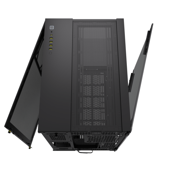 Case Corsair 6500X Tempered Glass Mid Tower Black