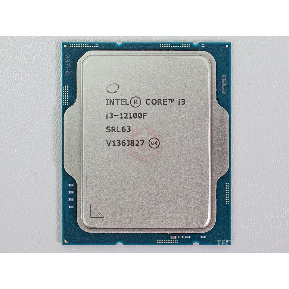 Intel Core i3 12100F Tray / 3.3GHz Turbo 4.3GHz / 4 Nhân 8 Luồng / 12