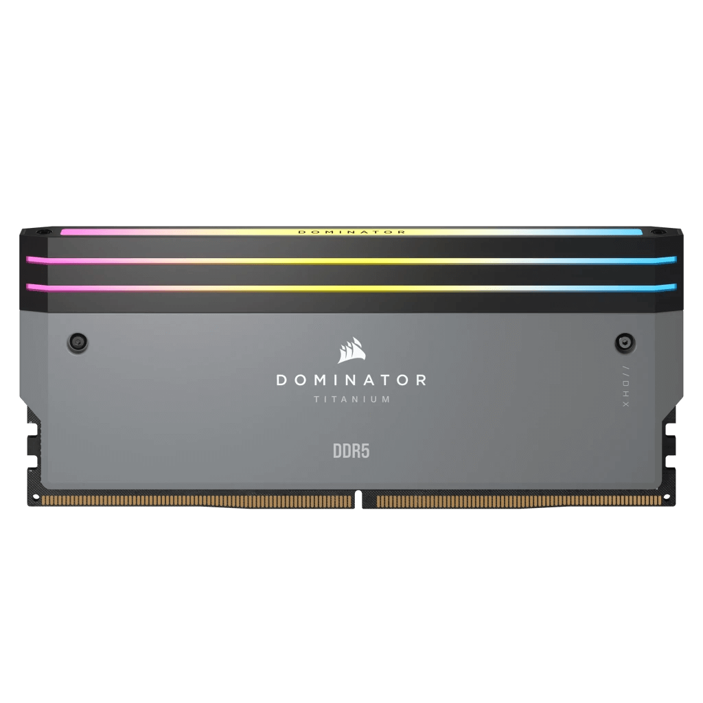 CORSAIR Dominator Titanium RGB Grey 64GB (AMD Expo) Memory Kit – Grey,