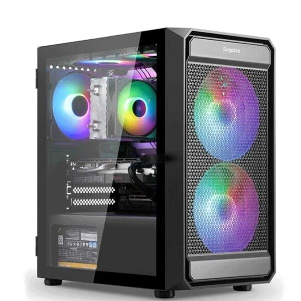 Case SEGOTEP ARTIST 2F RGB Black (Sẵn 2 fan RGB) – HOTGEAR