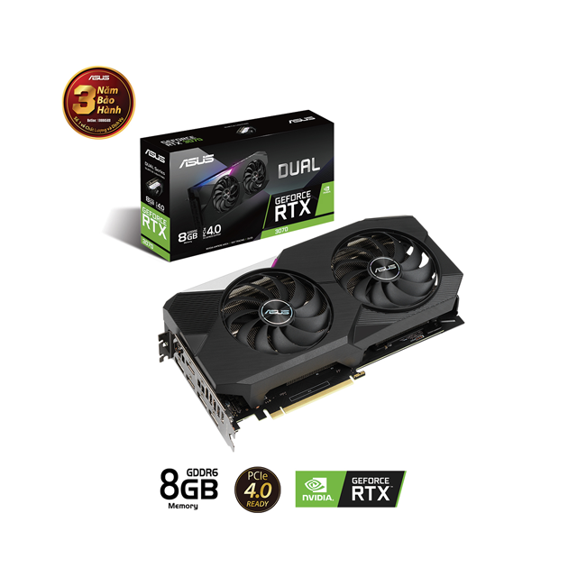 ASUS Dual GeForce RTX 3070 8G V2 2ND – HOTGEAR