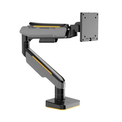 Giá treo màn hình Human Motion T9 Pro II RGB (Trắng/Xám)