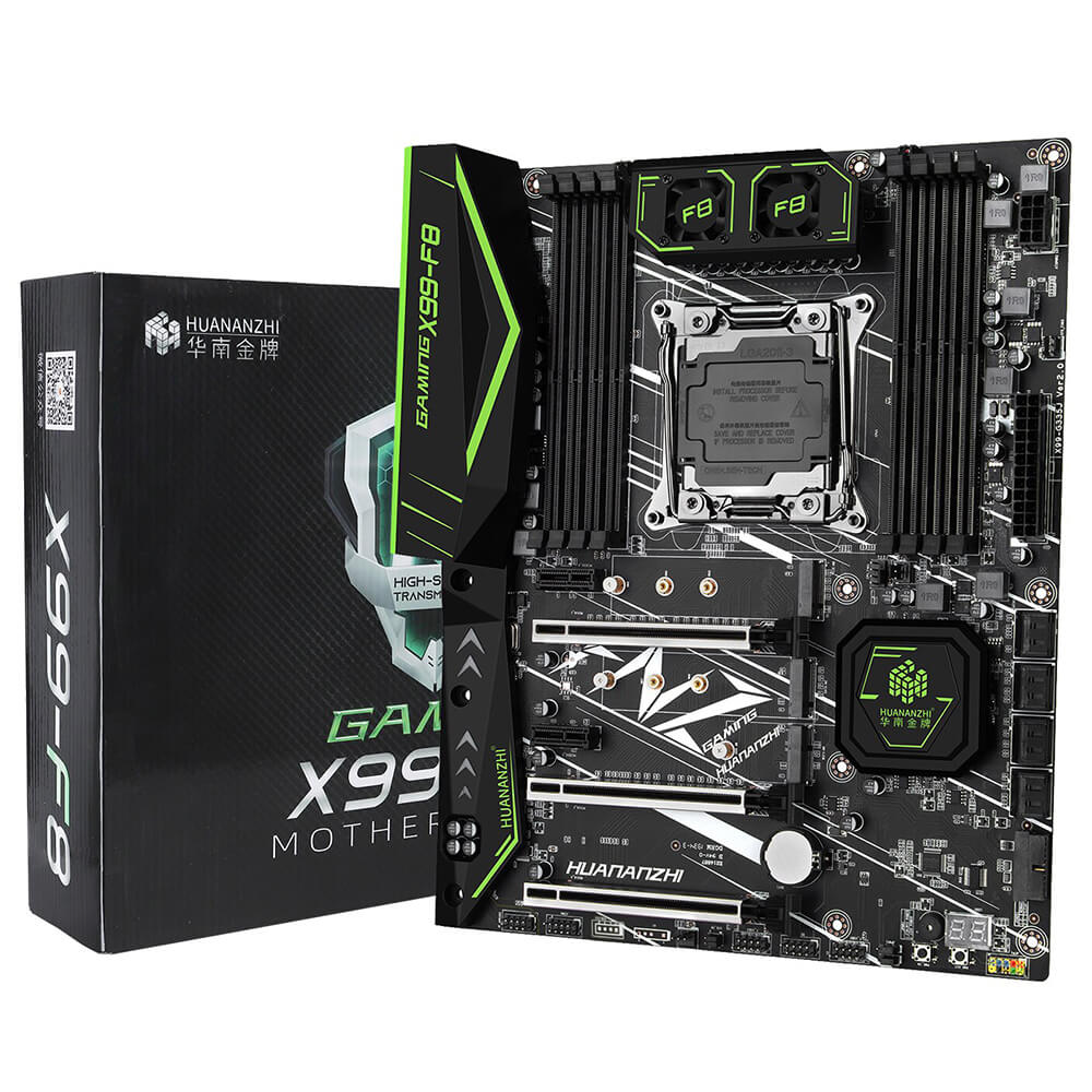 Mainboard HUANANZHI X99 F8 (Intel X99, LGA 2011-3, ATX, 8 Khe Cắm Ram