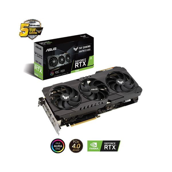 VGA ASUS TUF GAMING GeForce RTX 3090 (TUF-RTX3090-24G-GAMING) – HOTGEAR