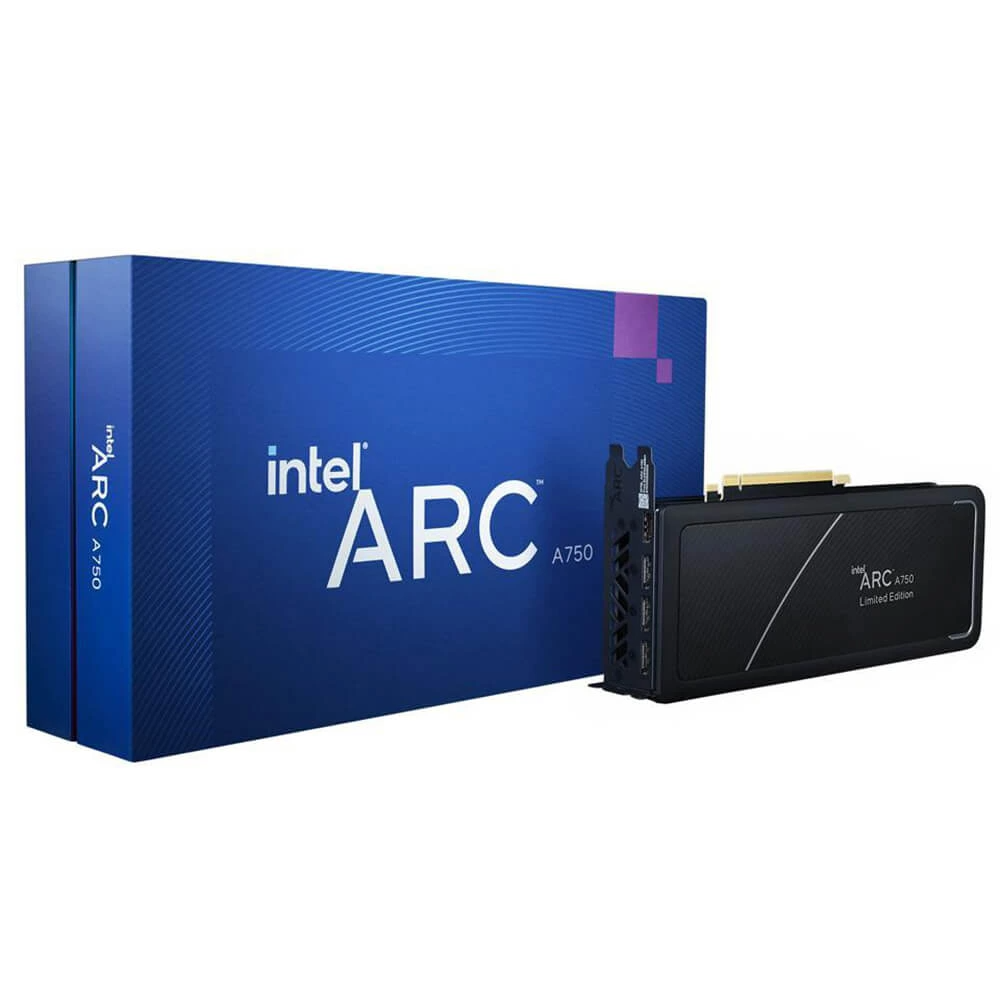 Card màn hình Intel Arc A750 – 8GB DDR6 256bit – 21P02J00BA