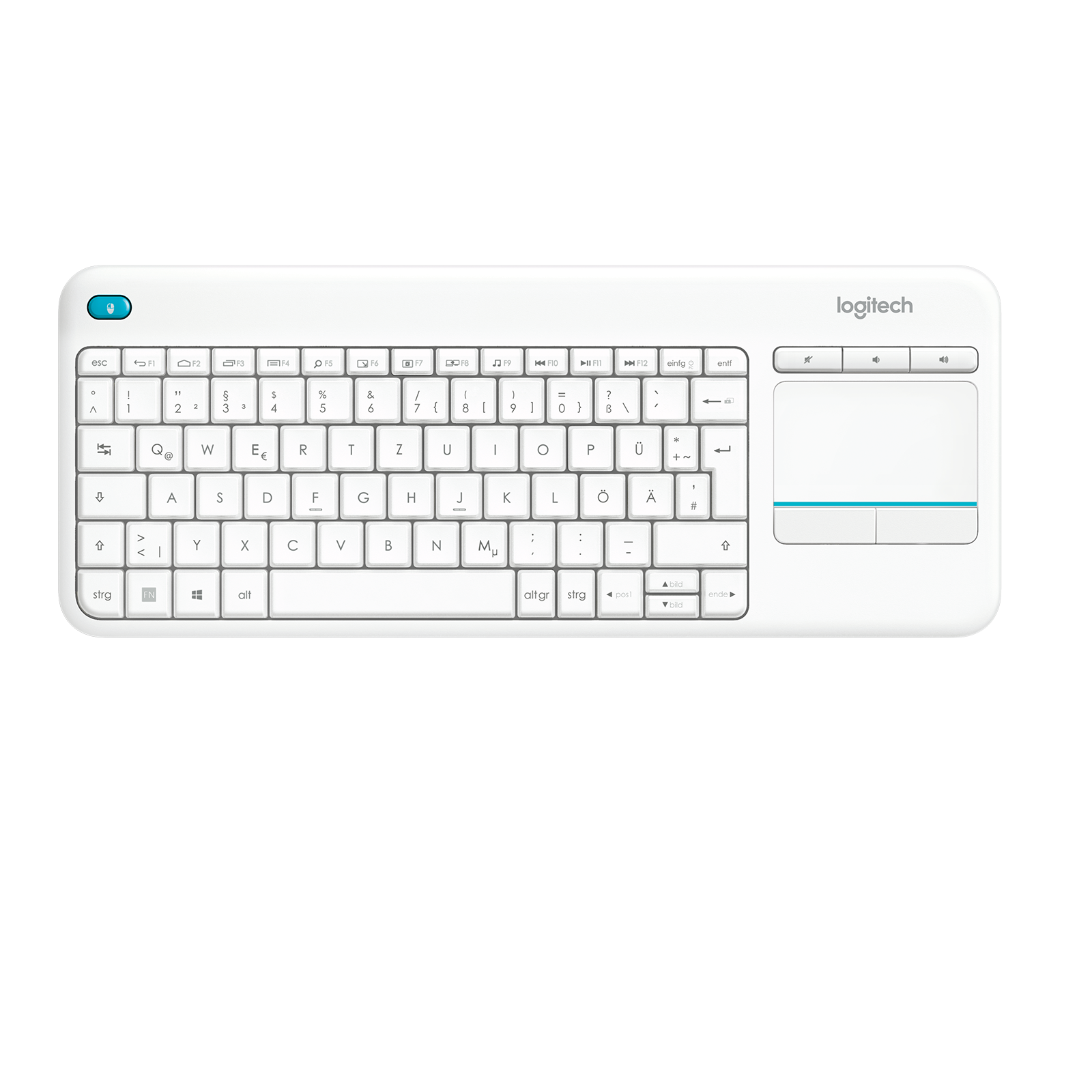 Bàn phím không dây Logitech K400 Plus white – HOTGEAR
