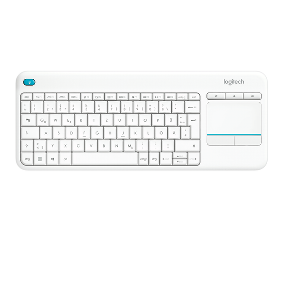 Bàn phím không dây Logitech K400 Plus white