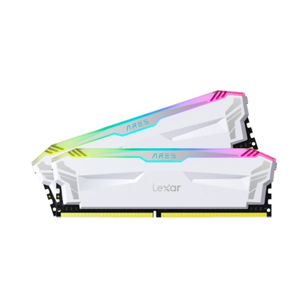 Ram PC Lexar ARES RGB White 32GB 4000MHz DDR4 (2x16GB) LD4EU016G-R4000