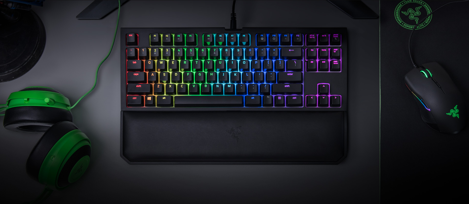 Razer BlackWidow Tournament Edition Chroma V2 Yellow Switch TKL
