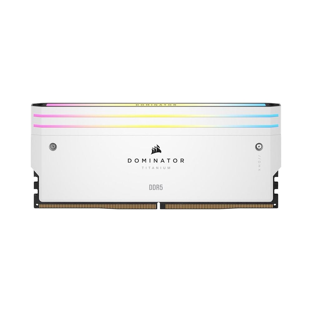 Ram PC Corsair Dominator Titanium White 64GB 6600MHz DDR5 (2x32GB