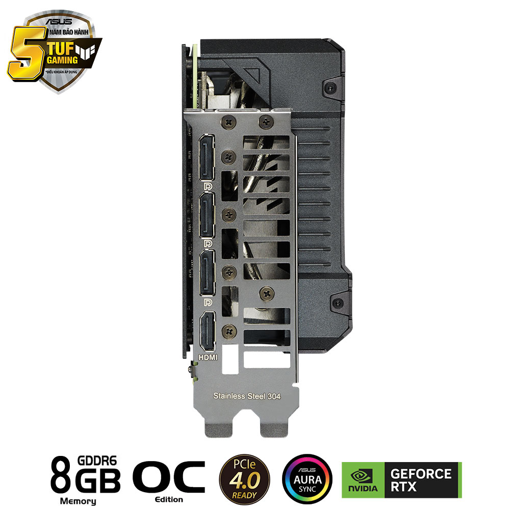 ASUS TUF Gaming GeForce RTX 4060Ti OC Edition 08GB GDDR6X
