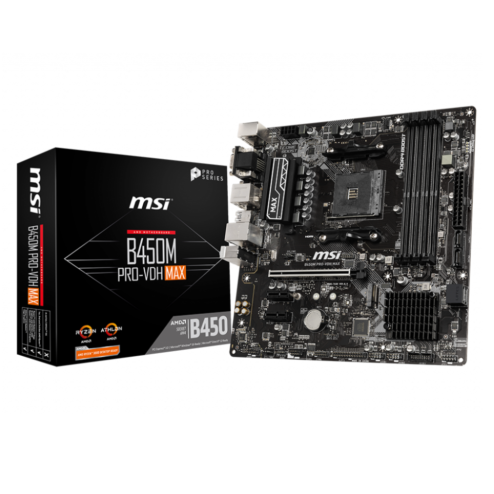 MSI B450M PRO VDH MAX