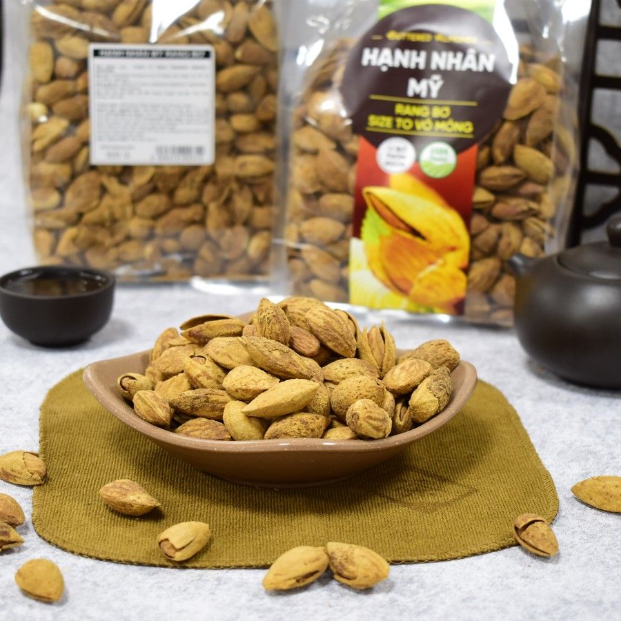 Hạnh Nhân Mỹ Rang Bơ 500g - Oh Smile Nuts – Smile Nuts - Hạt Dinh Dưỡng ...