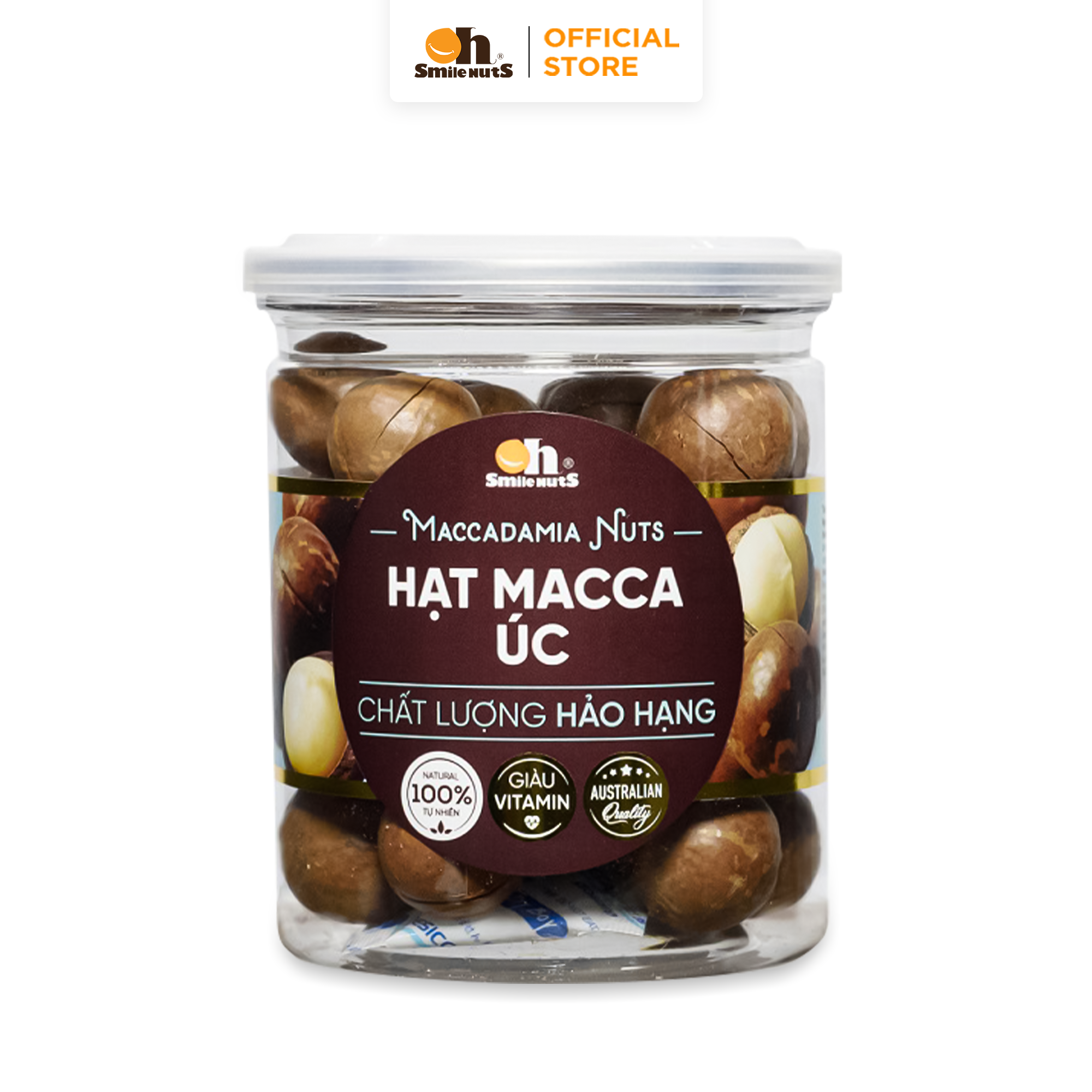 Hạt Macca Úc 215g - Oh Smile Nuts – Smile Nuts - Hạt Dinh Dưỡng Hảo Hạng