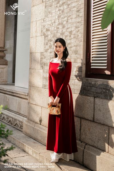 Quần áo dài trắng ngọc trai QD68 – hongvicfashion