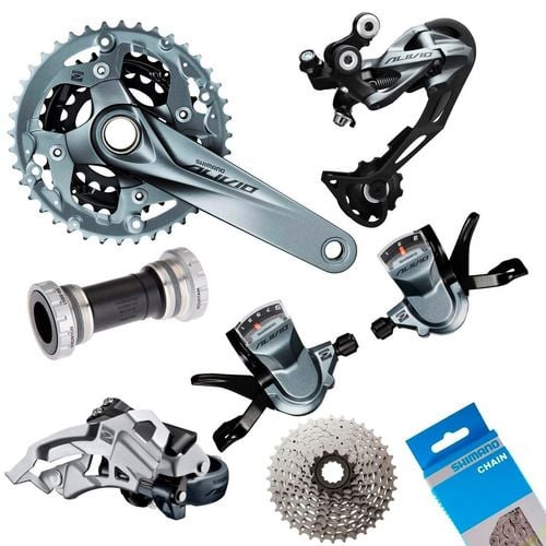 Bộ cấu thành xe đạp Shimano Alivio M4000 Bike Groupset – Lâm Vélo