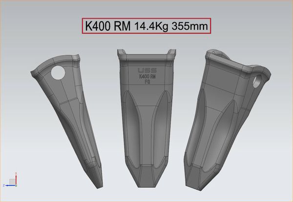 Răng đào đá - Tiêu chuẩn - K400 RM – Máy Công Trình Phúc Long