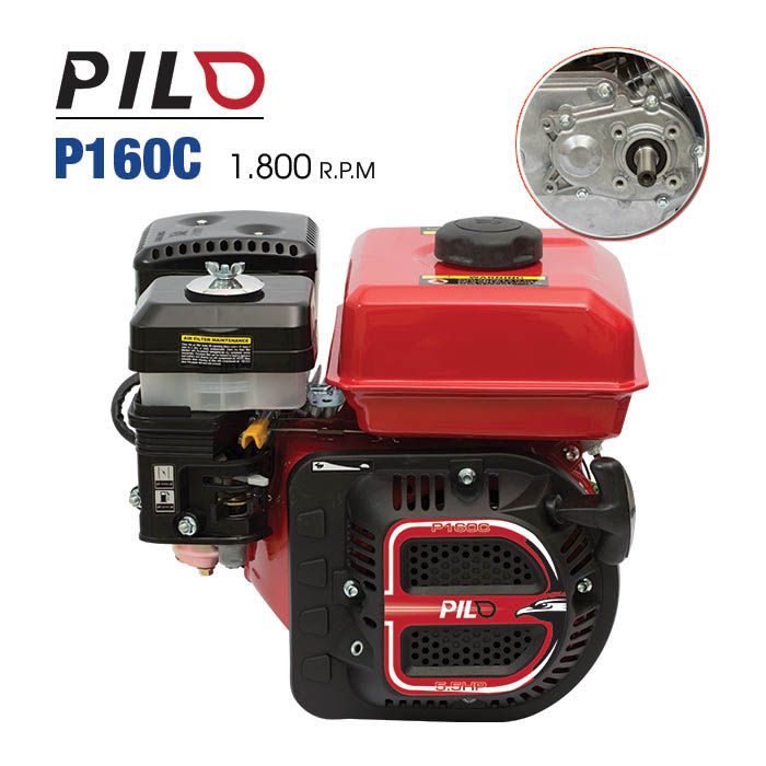 Động cơ nổ Pilo P160C | 100% Chính Hãng | BH 6 Tháng – tanthinh68.vn