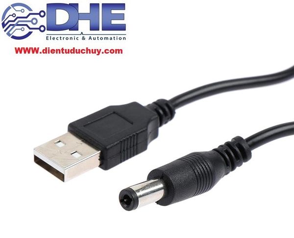 DÂY CHUYỂN USB SANG JACK DC 5.5 – LINH KIỆN ĐIỆN TỬ ĐỨC HUY (29A BÙI XUÂN PHÁI)