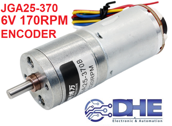 GA25 370 6V 170rpm động cơ encoder – LINH KIỆN ĐIỆN TỬ ĐỨC HUY (29A BÙI ...