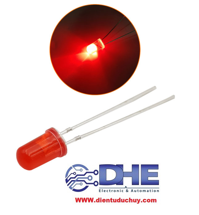 LED ĐỎ 5MM (10 CON) – LINH KIỆN ĐIỆN TỬ ĐỨC HUY (29A BÙI XUÂN PHÁI)