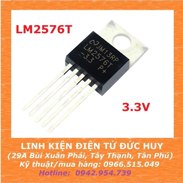LM2576T 3.3V -T0-220 – LINH KIỆN ĐIỆN TỬ ĐỨC HUY (29A BÙI XUÂN PHÁI)