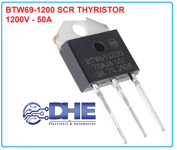 BTW69-1200 SCR THYRISTOR, ĐIỆN ÁP TỐI ĐA 1200V, DÒNG ĐIỆN TỐI ĐA 50A, – LINH KIỆN ĐIỆN TỬ ĐỨC ...