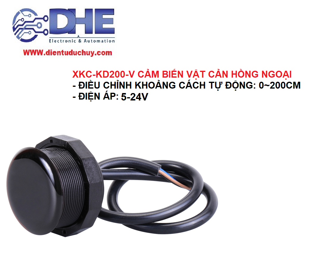 XKC KD200 V CẢM BIẾN VẬT CẢN HỒNG NGOẠI, ĐIỀU CHỈNH KHOẢNG CÁCH TỰ ĐỘN ...