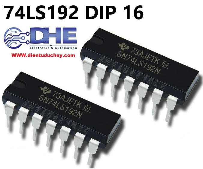IC 74LS192 74192 DIP 16 – LINH KIỆN ĐIỆN TỬ ĐỨC HUY (29A BÙI XUÂN PHÁI)
