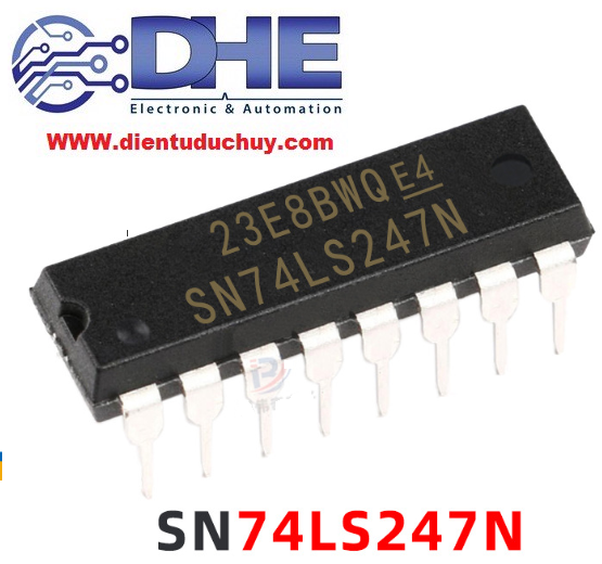74LS247 IC GIẢI MÃ BCD SANG LED 7 ĐOẠN – LINH KIỆN ĐIỆN TỬ ĐỨC HUY (29A ...