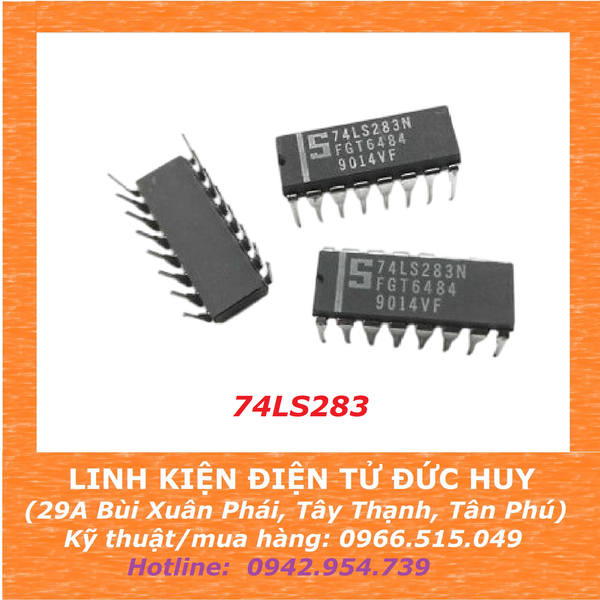 74LS283 – LINH KIỆN ĐIỆN TỬ ĐỨC HUY (29A BÙI XUÂN PHÁI)
