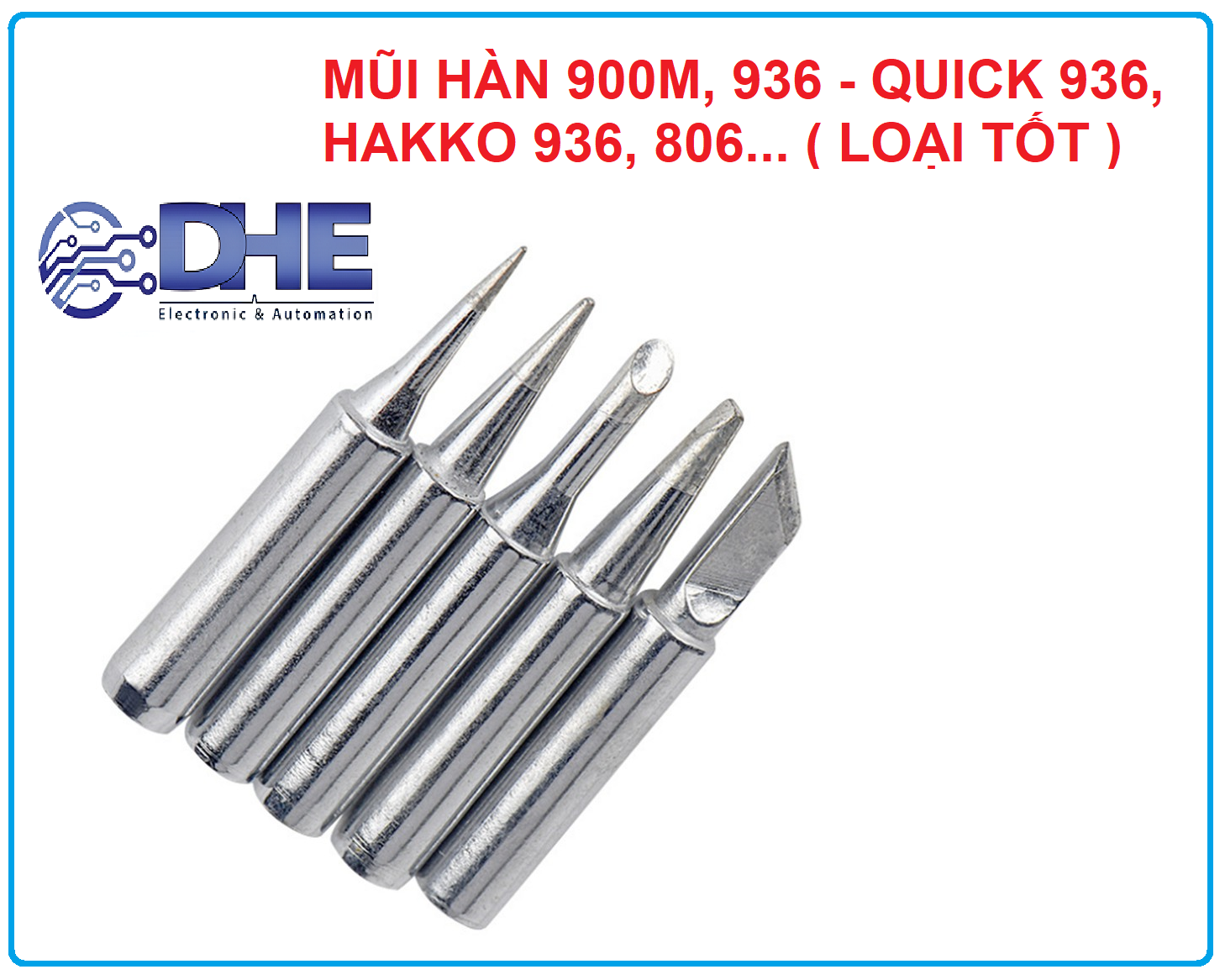 MŨI HÀN SIÊU TỐT 900M QUICK 936, HAKKO 936, 806... – LINH KIỆN ĐIỆN TỬ ...