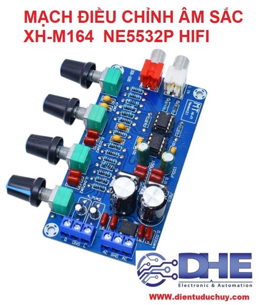 XH M164 NE5532P MẠCH ĐIỀU CHỈNH ÂM SẮC – Cửa hàng linh kiện điện tử Đức Huy