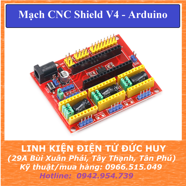 MODULE ARDUINO CNC SHIELD V4 – LINH KIỆN ĐIỆN TỬ ĐỨC HUY (29A BÙI XUÂN PHÁI)