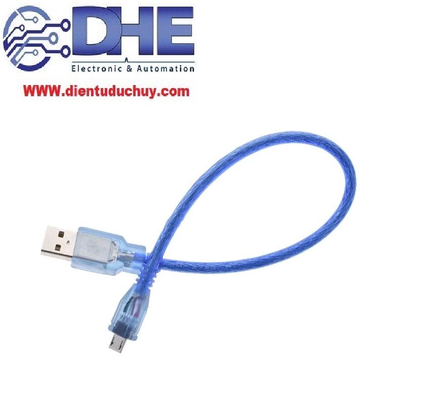 Cáp USB MICRO 30cm nạp code (Arduino ESP8266, ESP32) – LINH KIỆN ĐIỆN ...