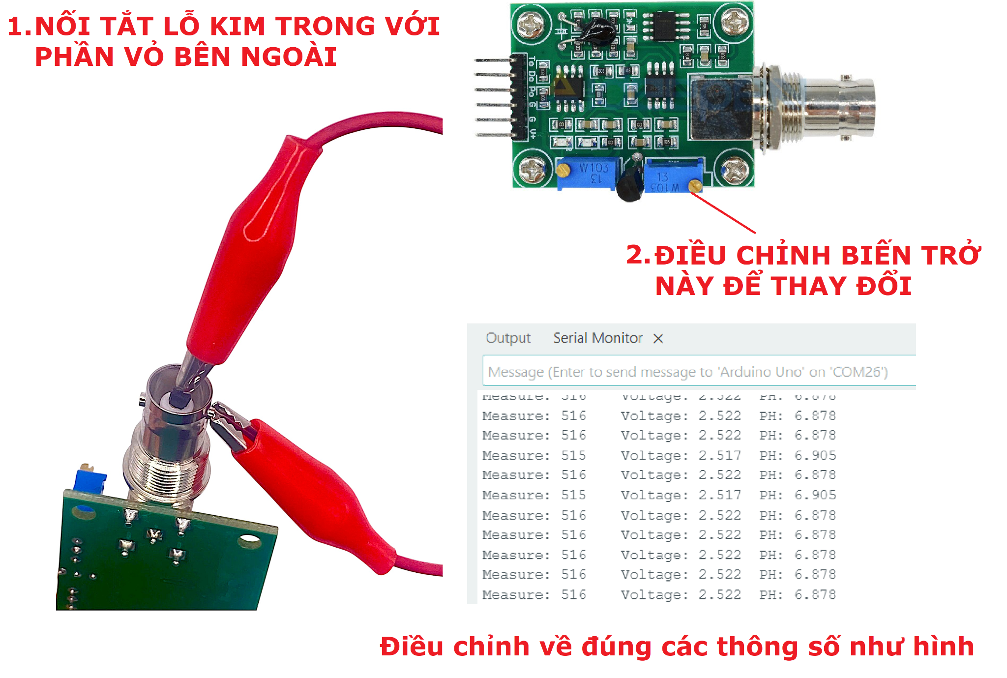 MODULE CẢM BIẾN ĐO ĐỘ PH PH0-14 DÙNG CHO ARDUINO – LINH KIỆN ĐIỆN TỬ ...