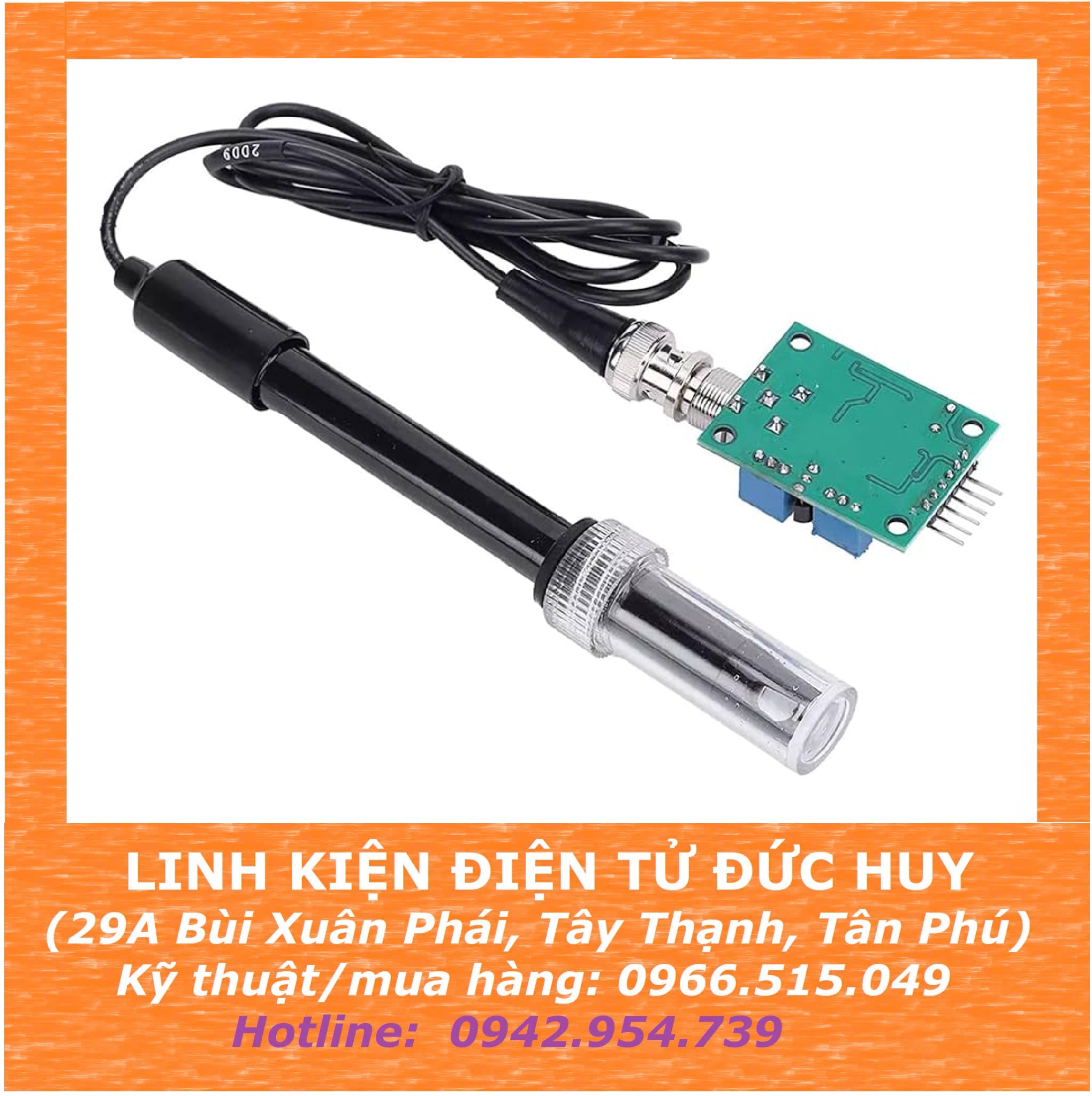 MODULE CẢM BIẾN ĐO ĐỘ PH PH0-14 DÙNG CHO ARDUINO – LINH KIỆN ĐIỆN TỬ ĐỨC HUY (29A BÙI XUÂN PHÁI)