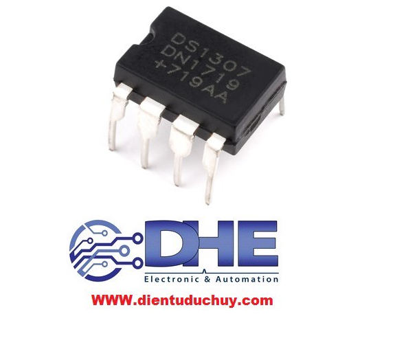 IC DS1307 - THỜI GIAN THỰC RTC, DIP 8, GIAO TIẾP I2C (CHẤT LƯỢNG TỐT ...