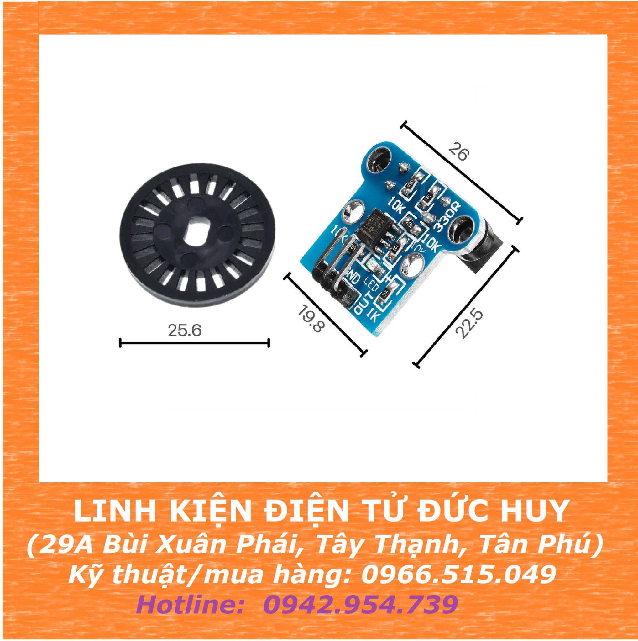 MẠCH CẢM BIẾN ĐO TỐC ĐỘ ENCODER V2.0 HC-020K ( KÈM ĐĨA ENCODER ) – LINH ...