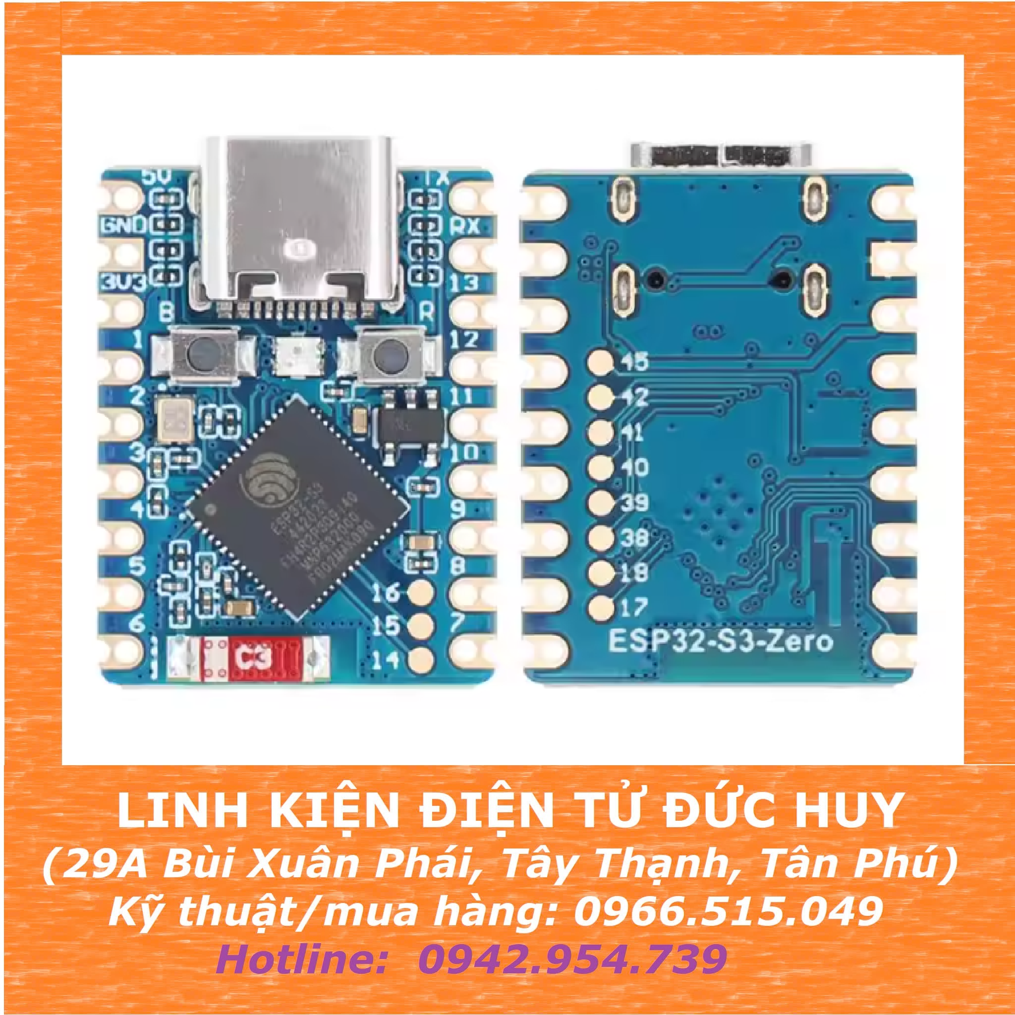 ESP32 S3 ZERO MINI WIFI BLUETOOTH 5.0 BLE – LINH KIỆN ĐIỆN TỬ ĐỨC HUY ...
