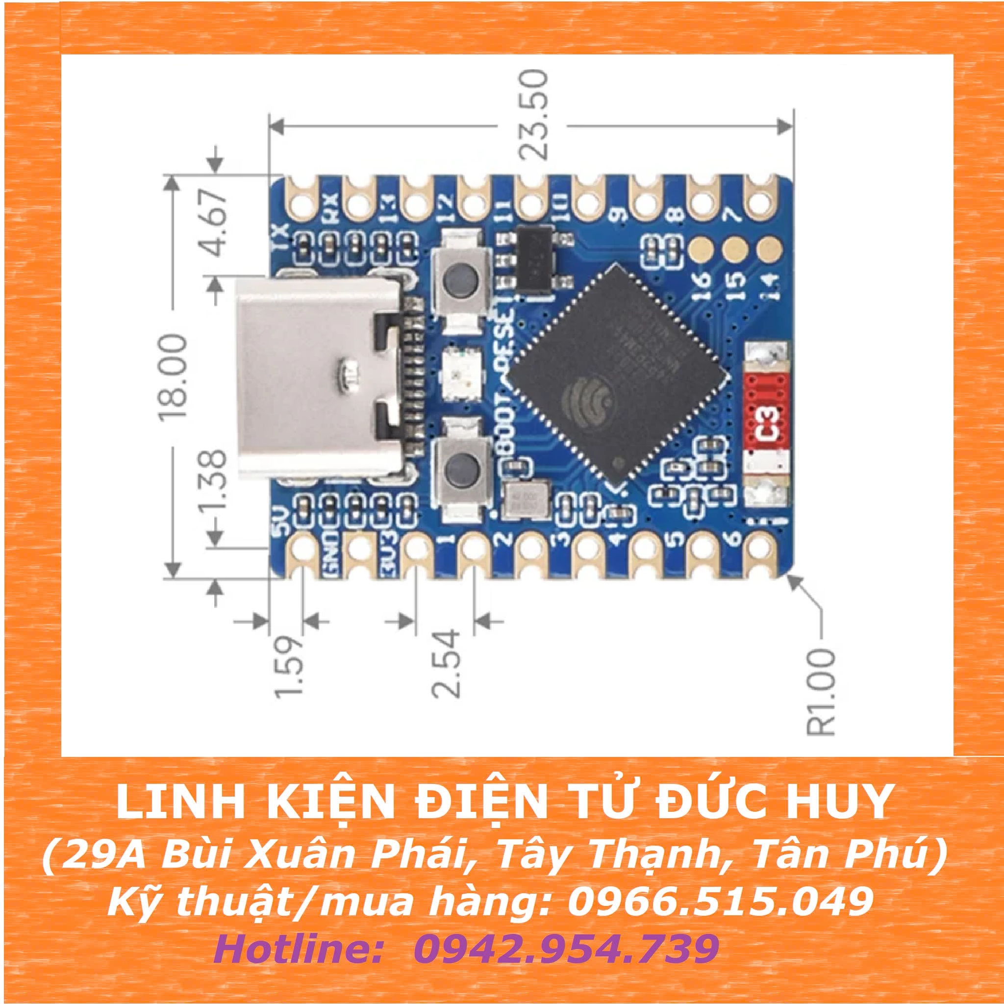 ESP32 S3 ZERO MINI WIFI BLUETOOTH 5.0 BLE – LINH KIỆN ĐIỆN TỬ ĐỨC HUY ...